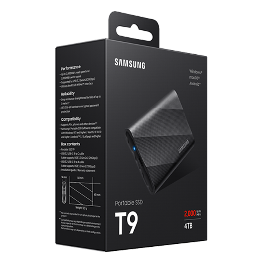 首页 显示器/存储 存储产品 移动固态硬盘 T9 USB3.2