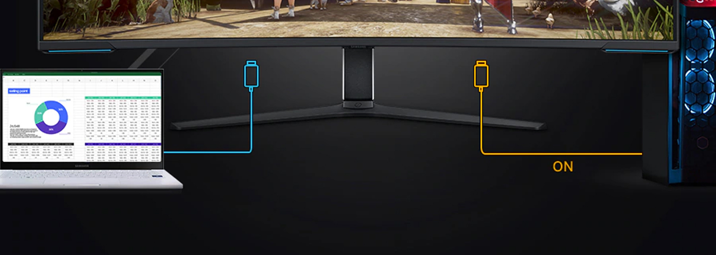 27英寸 S90PC 平面多功能显示器S27C902PAC